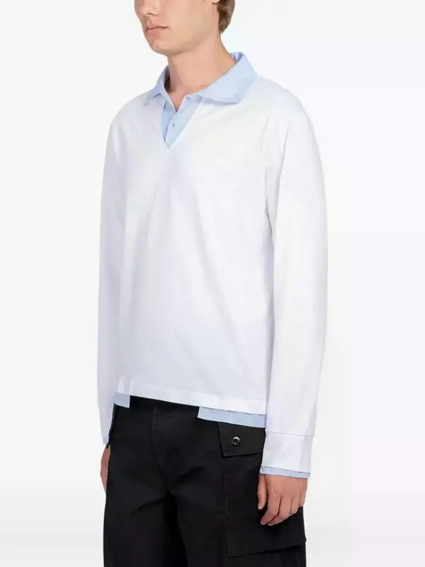 Gimaguas Luis Layered-detail V-neck Sweater