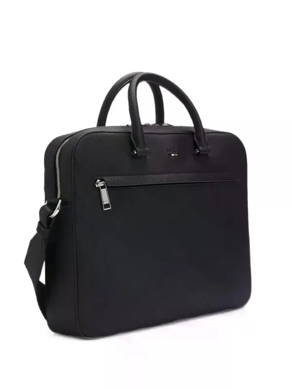 BOSS Logo-emed Double-handle Document Case