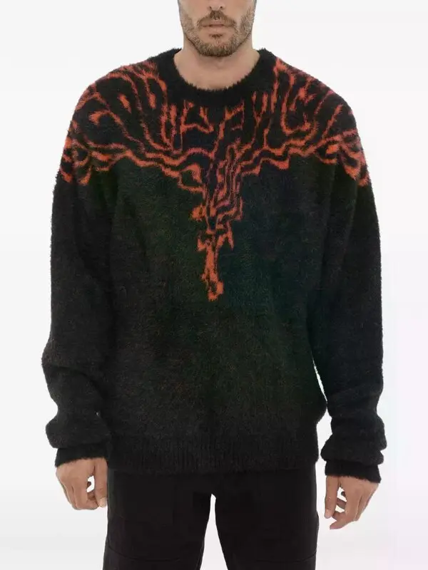 COUNTY OF MILAN Embroidered Crew-neck Sweater