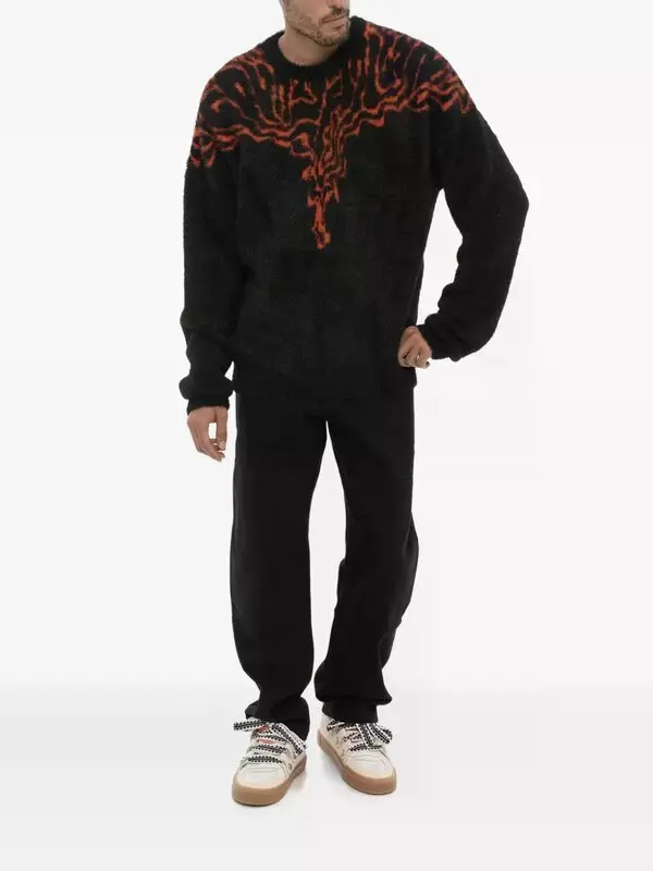 COUNTY OF MILAN Embroidered Crew-neck Sweater