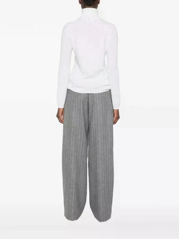 ALLUDE Roll-neck Long-sleeve Sweater