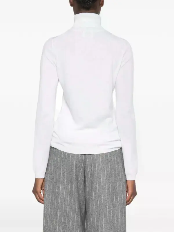 ALLUDE Roll Neck Long Sleeve Sweater