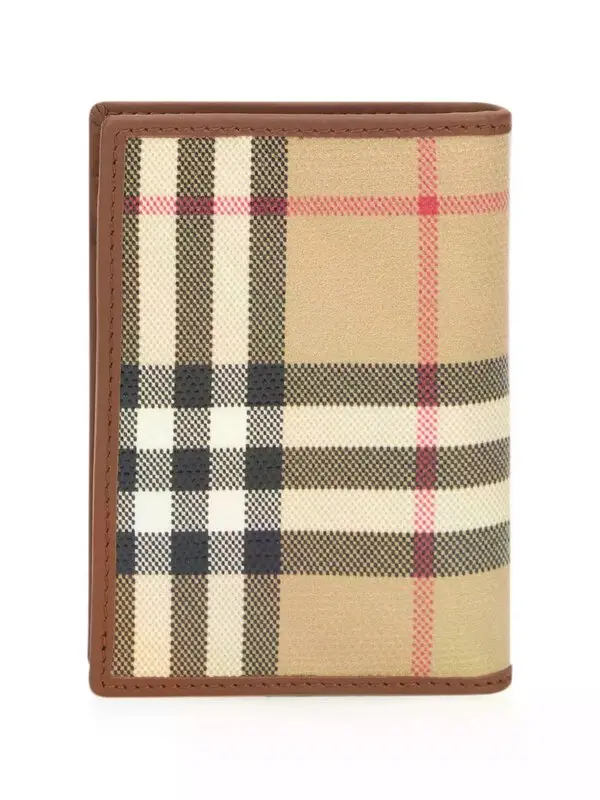 Burberry Check Folding Cardholder