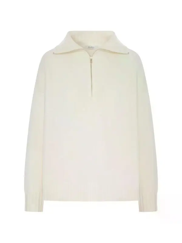 Max Mara Half-zip Knitted Sweater