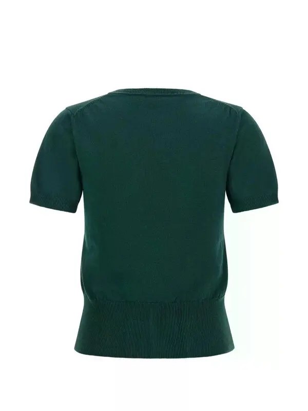 VIVIENNE WESTWOOD Bea Orb Embroidered T-shirt - Green