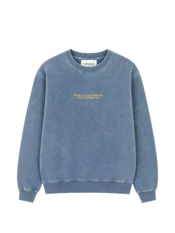 LES HÉRITIERS Embroidered Cotton Sweatshirt