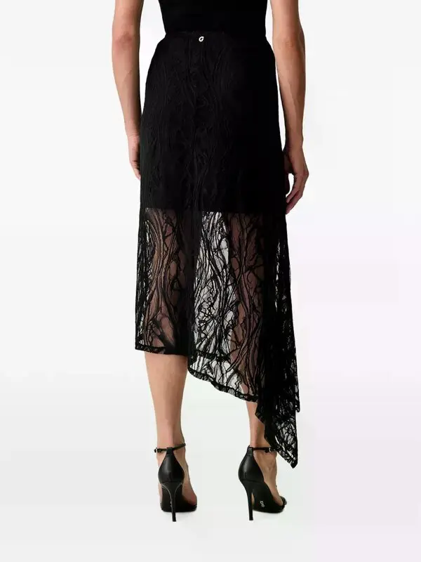 Guess Asymmetric Lace-overlay Skirt