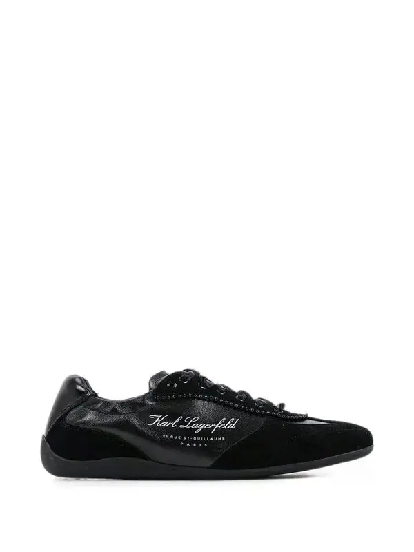 Karl Lagerfeld Altia Panelled Sneakers - Black