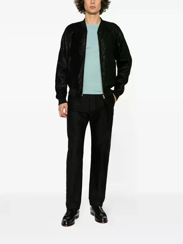 TOM FORD Wave Jacquard Bomber Jacket