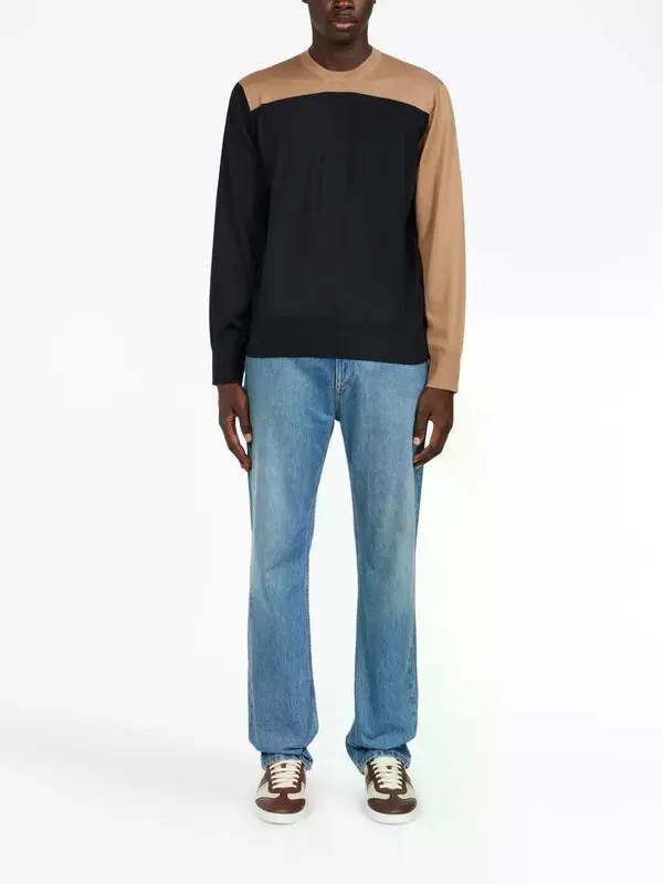FERRAGAMO Colour-block Cashmere Jumper