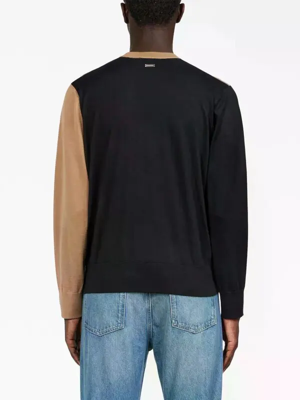 FERRAGAMO Colour-block Cashmere Jumper