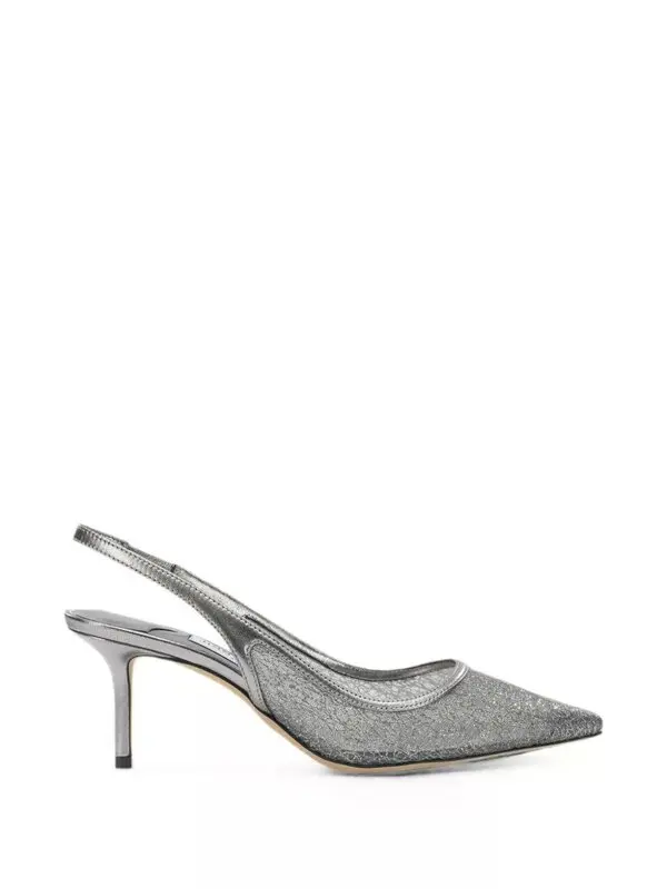 JIMMY CHOO Love Glittered Slingback Pumps