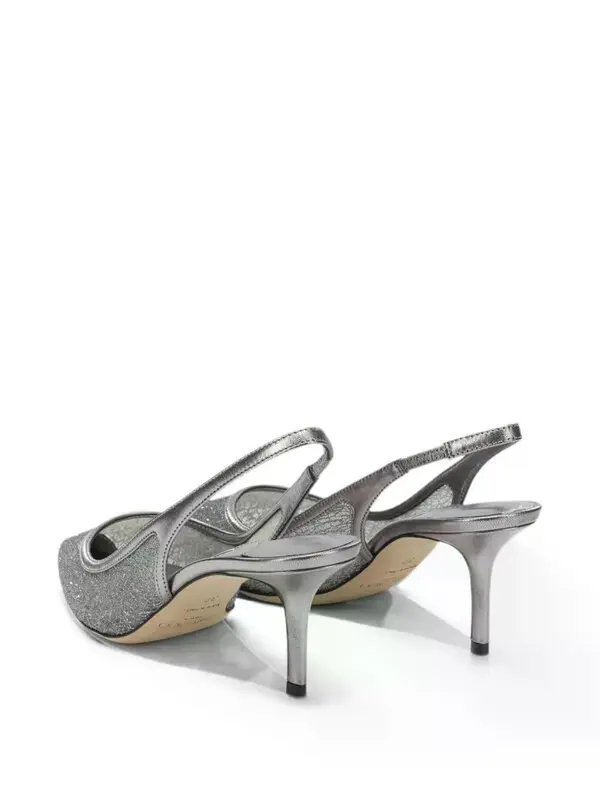 JIMMY CHOO Love Glittered Slingback Pumps