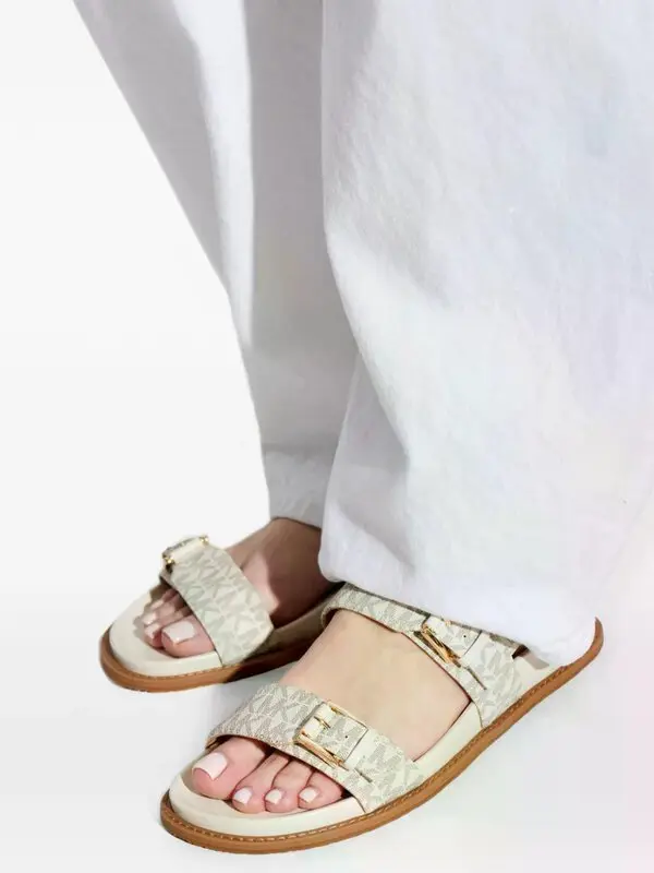 Michael Kors Logo-monogram Buckle-strap Sandals