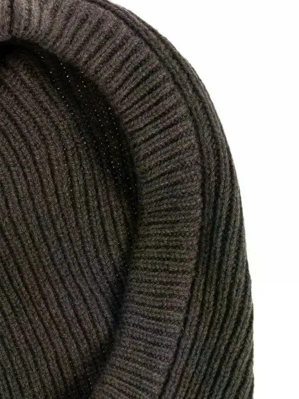 Rick Owens Ribbed Knit Cashmere-blend Hood