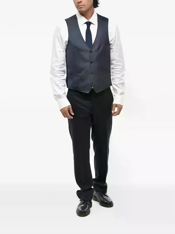Corneliani Silk-twill Waistcoat