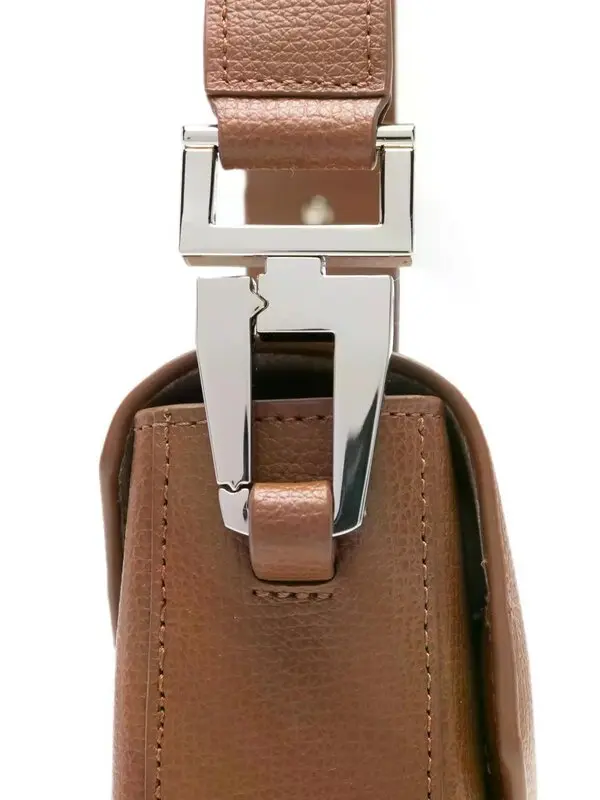 Emporio Armani 1981 Grainy Leather Shoulder Bag