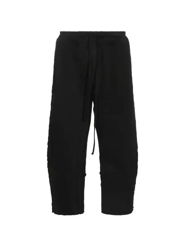 THOM KROM Cotton Jersey Drawstring Track Pants