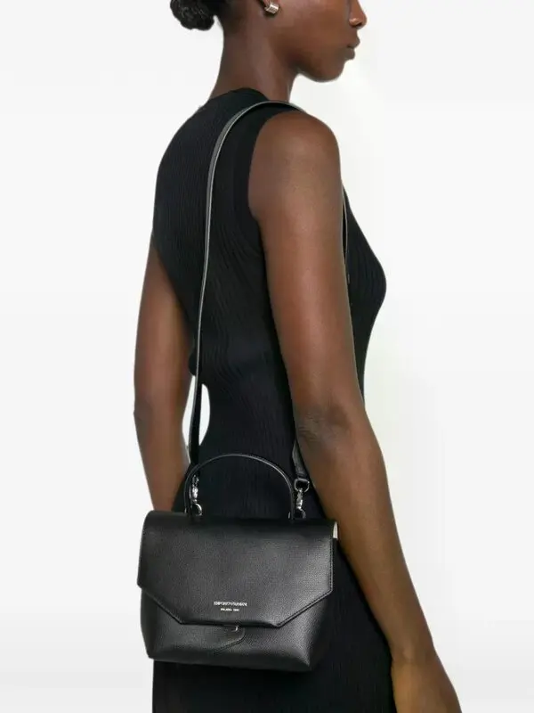 Emporio Armani Mini 1981 Leather Tote Bag