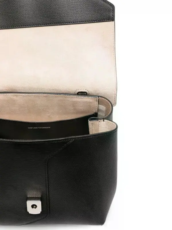 Emporio Armani Mini 1981 Leather Tote Bag