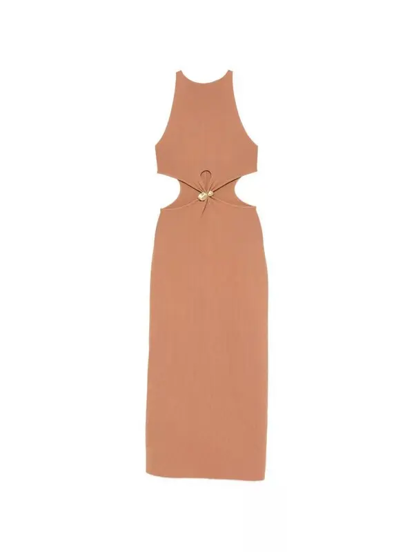 Cult Gaia Cypress Cut-out Midi Dress - Brown