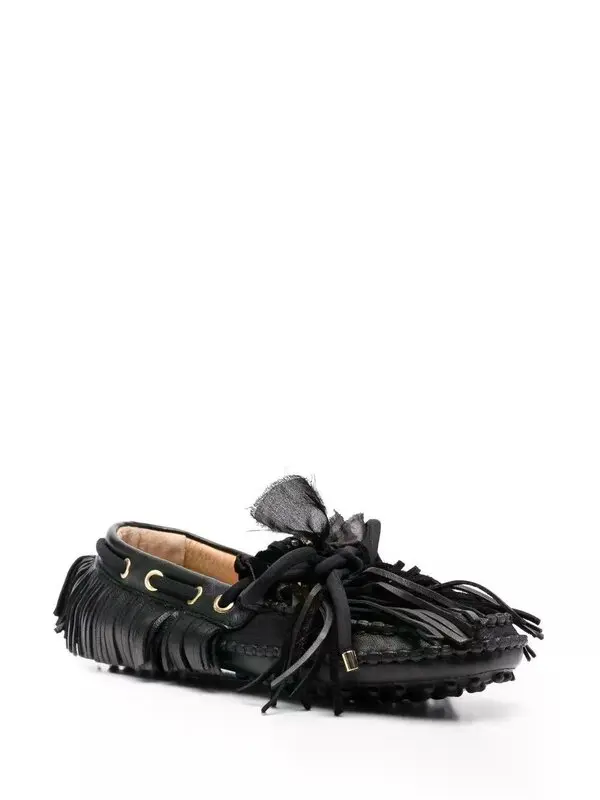 13 09 SR Fringed-leather Loafers