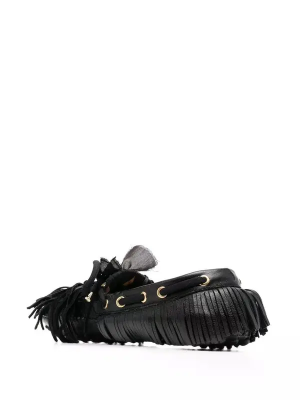 13 09 SR Fringed-leather Loafers