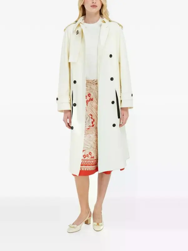 FERRAGAMO Rooster-print Long Skirt