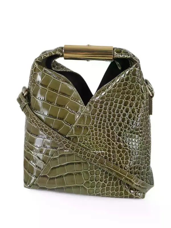 MAISON MARGIELA Japanese Croc Effect Leather Bucket Bag