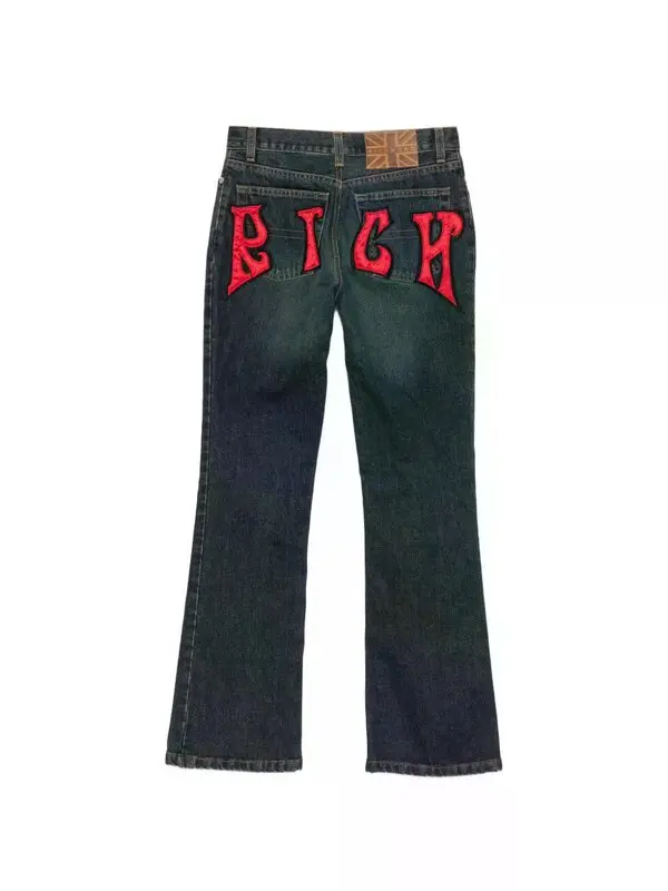 John Richmond 2000s Logo-appliqué Jeans