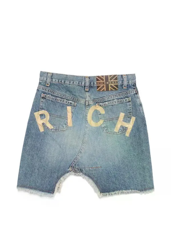 John Richmond 2000s Distressed Hem Miniskirt