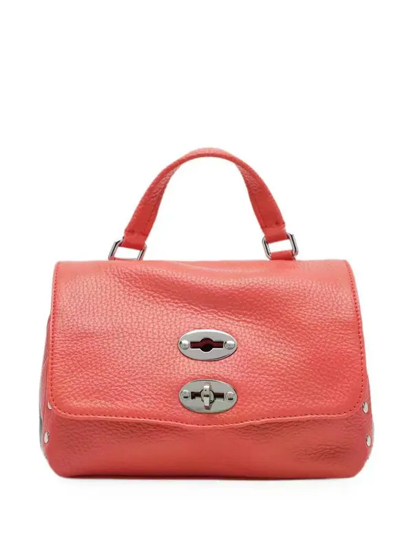 ZANELLATO Small Studded Postina Tote Bag - Orange