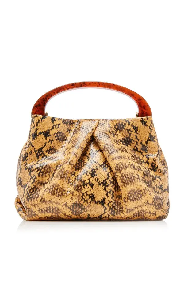 Dries Van Noten Crisp Small Leather Handbag