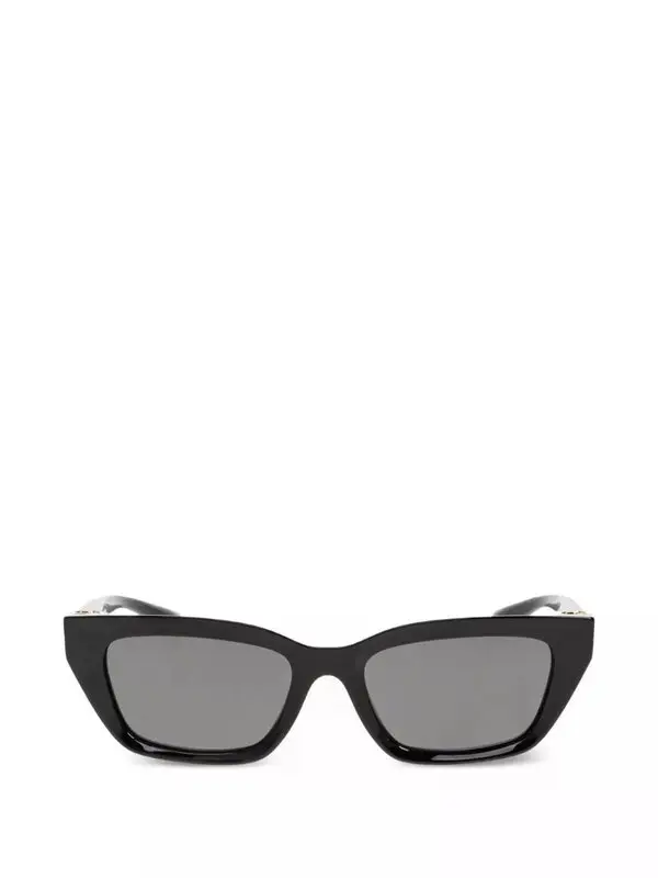Dolce & Gabbana Logo Detail Sunglasses - Black