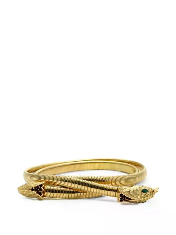 JENNIFER GIBSON JEWELLERY 1960s Trifari Belt - Gold