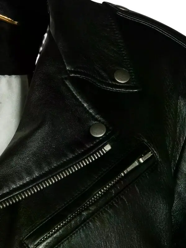 Saint Laurent Belted Biker Jacket