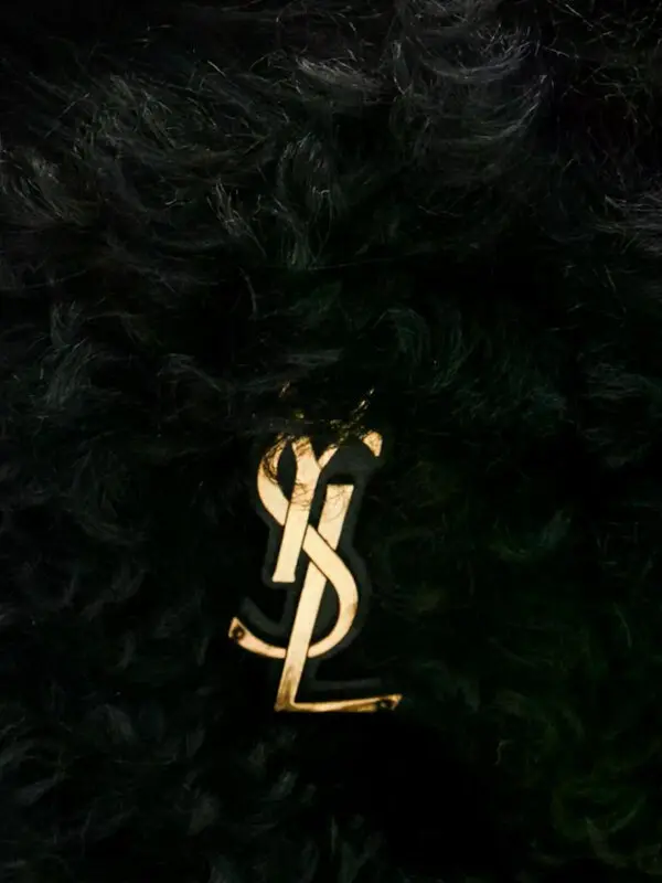 Saint Laurent Shearling Shoulder Bag
