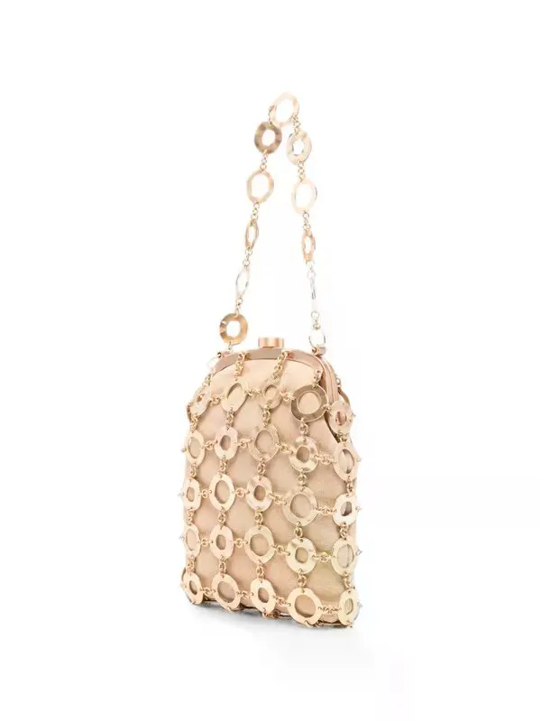 Cult Gaia Brielle Ring Embellished Clutch Bag