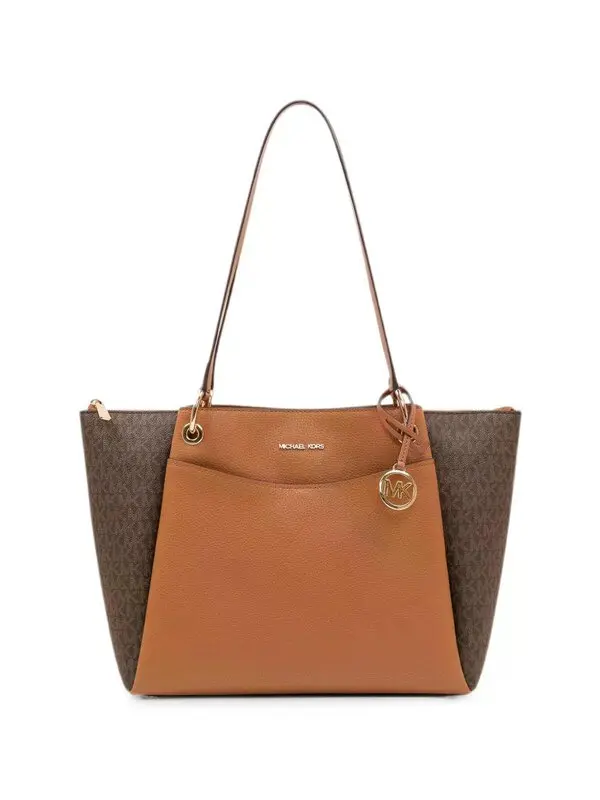 Michael Kors Monogram-pattern Leather Tote Bag