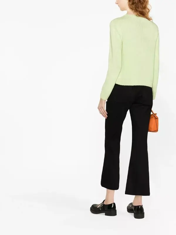 Moschino Teddy Bear Intarsia Knit Jumper - Green