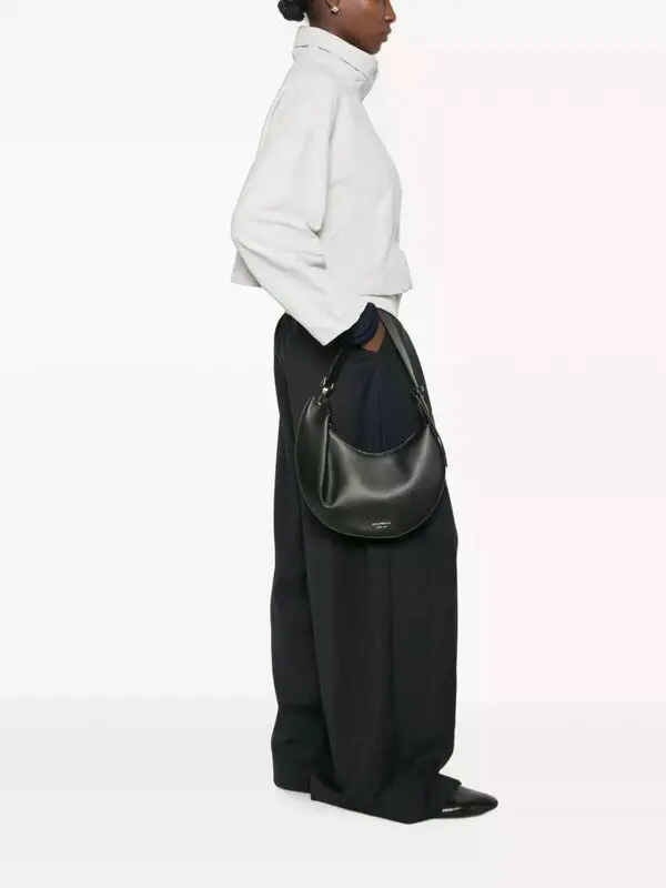 Emporio Armani 1981 Leather Crescent-shape Shoulder Bag