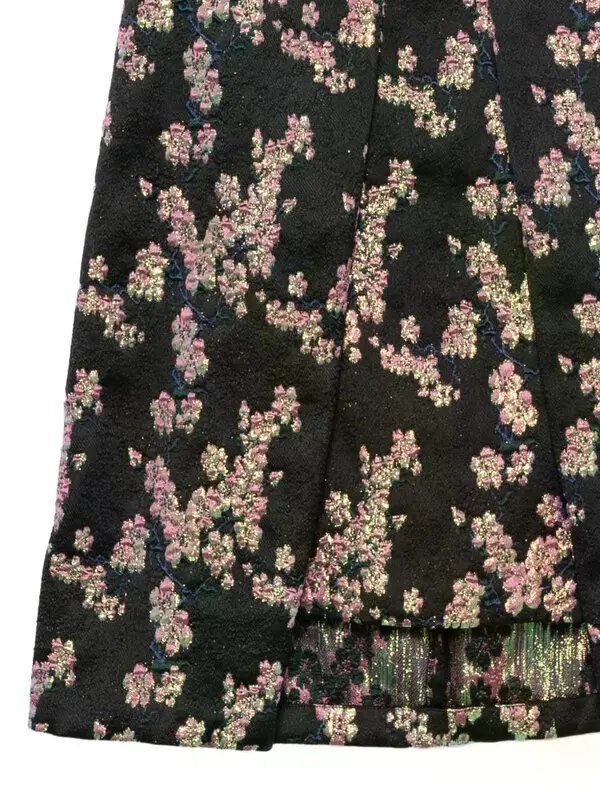 Dries Van Noten Floral Embellished Midi Skirt