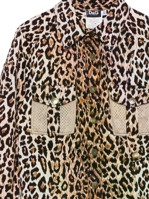 Dolce & Gabbana 2000s Leopard-print Shirt