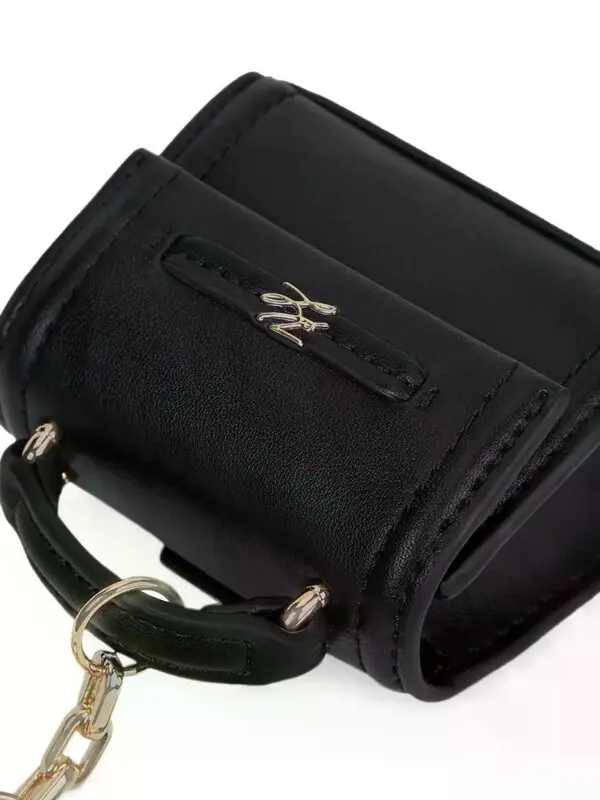 Karl Lagerfeld Autograph Keychain With Logo Plaque