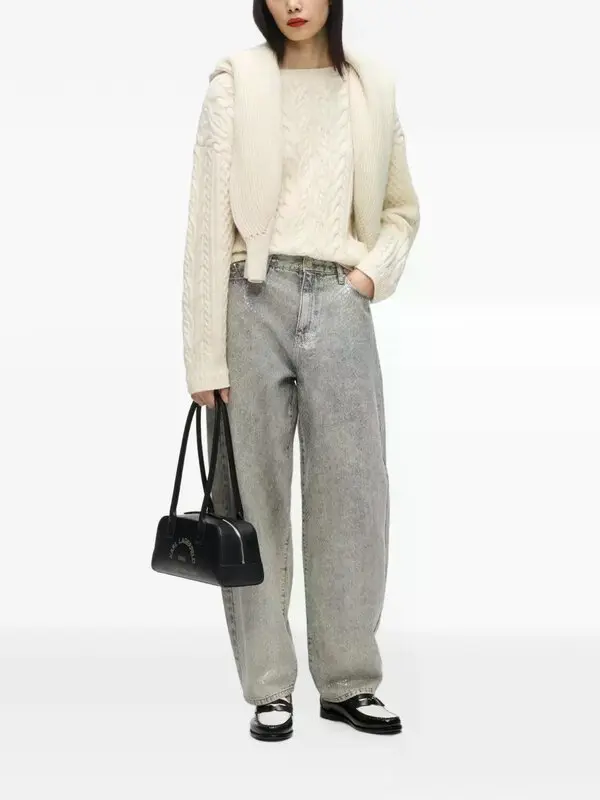 Karl Lagerfeld Small Elongated Zip Shoulder Bag