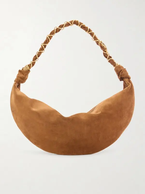 Saint Laurent Amalia Small Suede Shoulder Bag