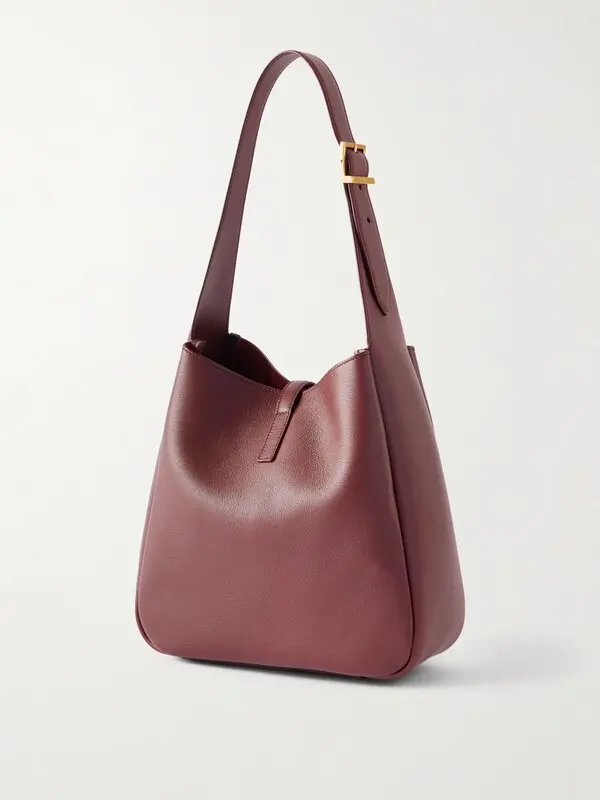Saint Laurent Le 5 À 7 Leather Shoulder Bag - Red