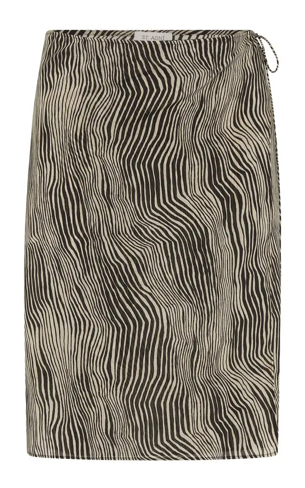 ST. AGNI Savannah Wrap Skirt - Print