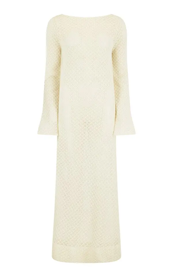 HARRIS TAPPER Salem Lace Maxi Dress - Ivory