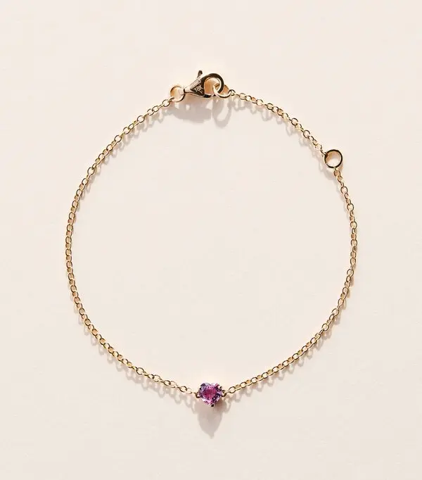 Shay Rose Sapphire Baby Heart Bracelet - Gold